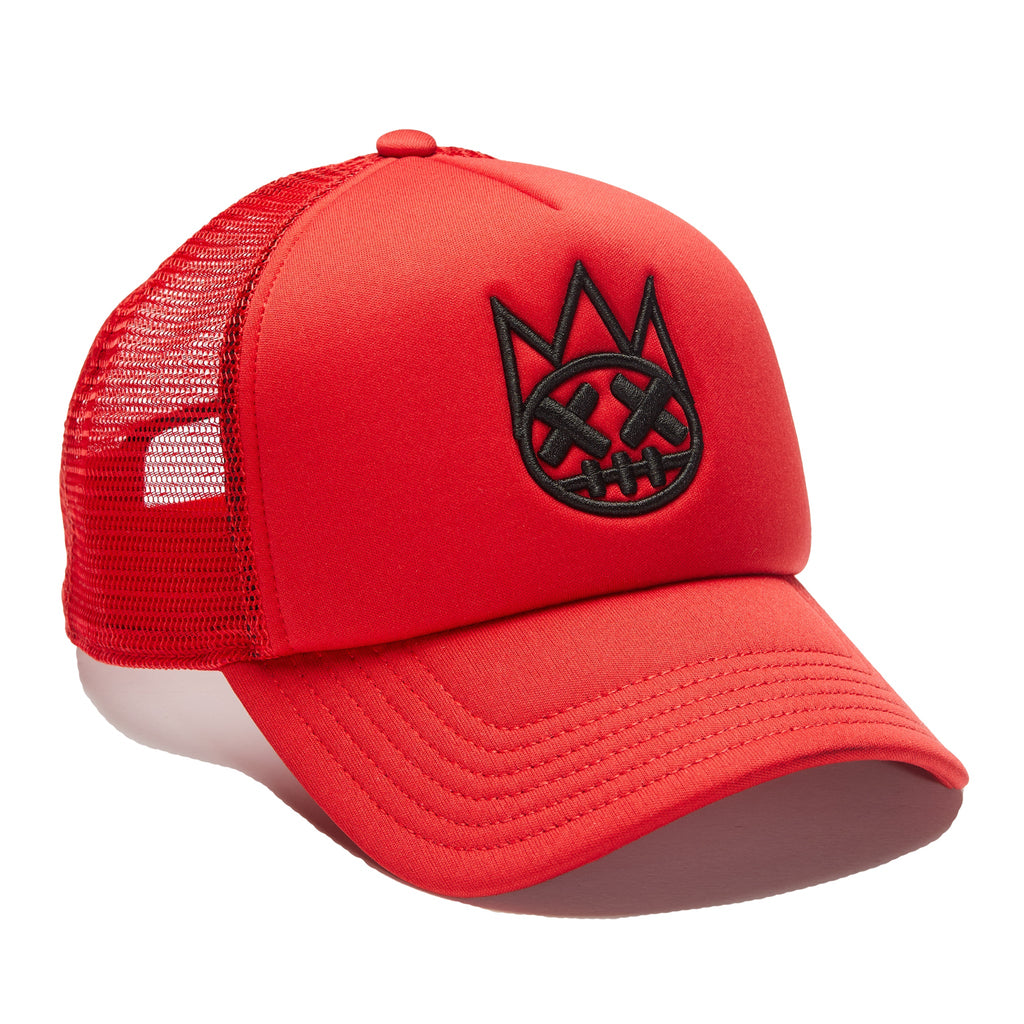 Shimuchan Logo trucker - All Red – Sammys NYC