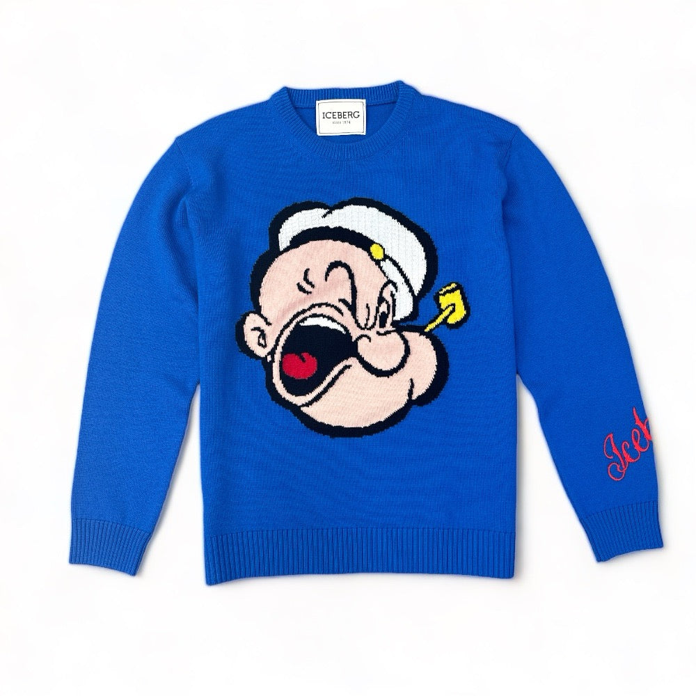 Popeye Mood Knit - Royal Blue – Sammys NYC