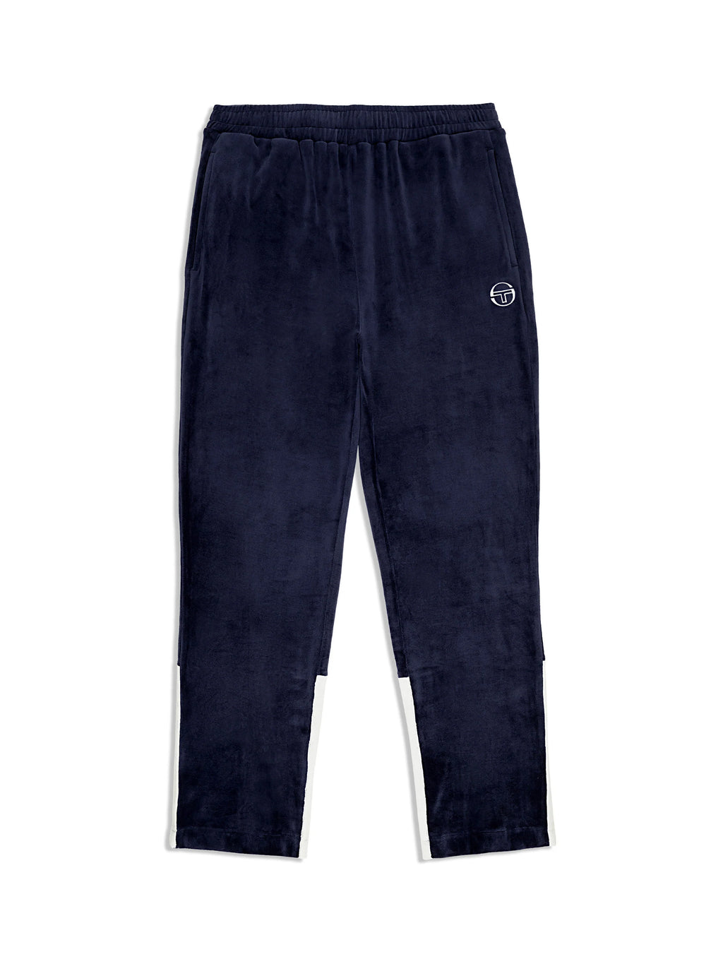 Foggia Velour Debossed Track Pant- Maritime Blue – Sammys NYC