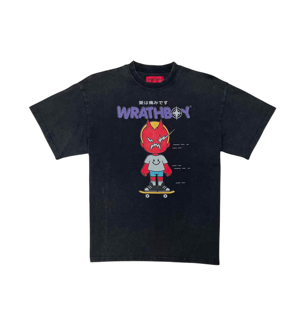 Wrathboy Skateboard Tee - Black – Sammys NYC