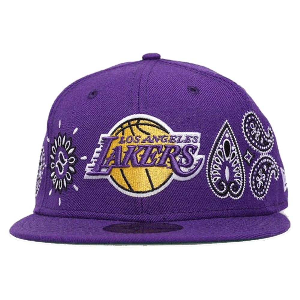 Los Angeles Lakers Paisley Element Fitted – Sammys NYC